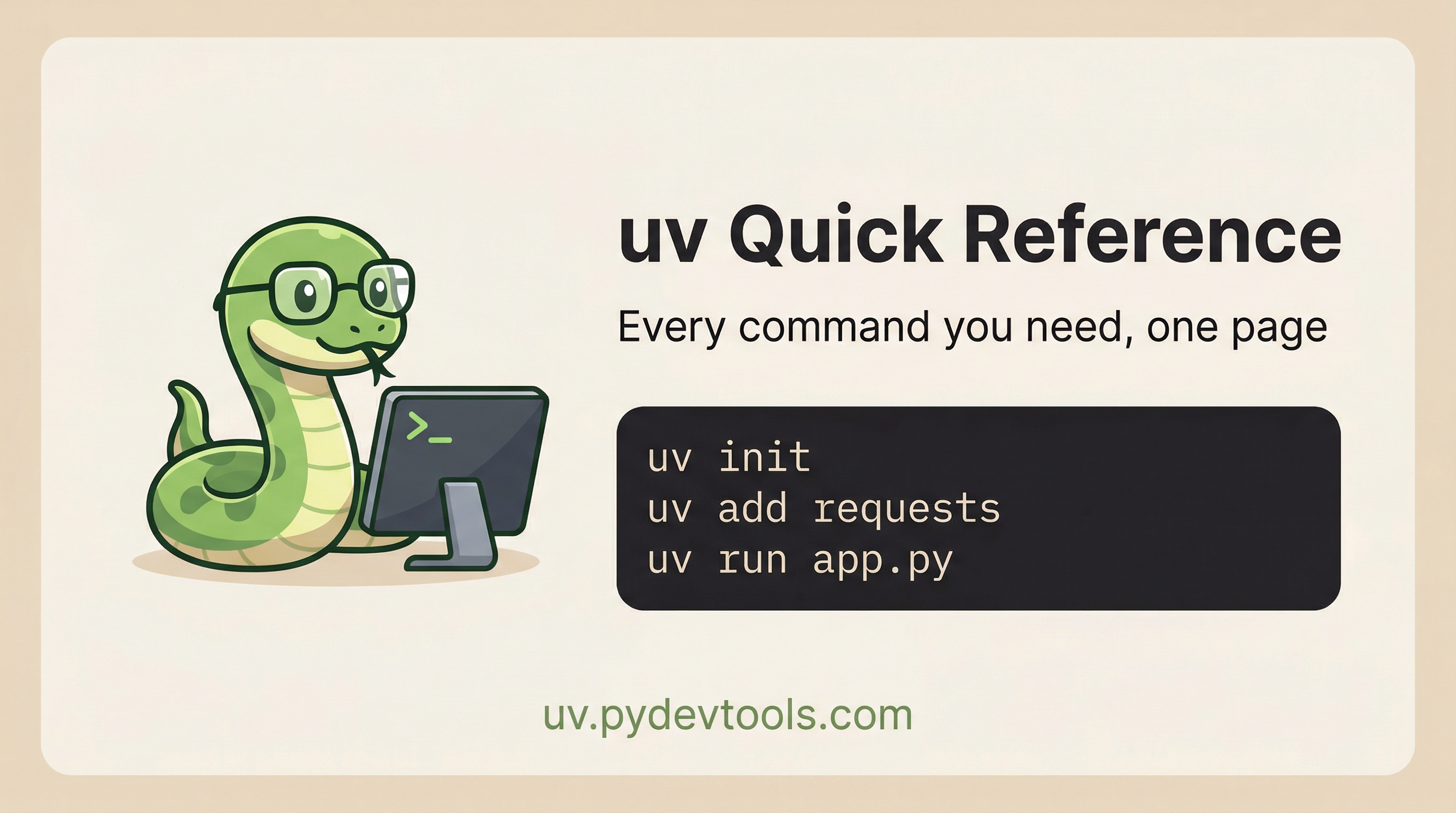 uv Quick Reference